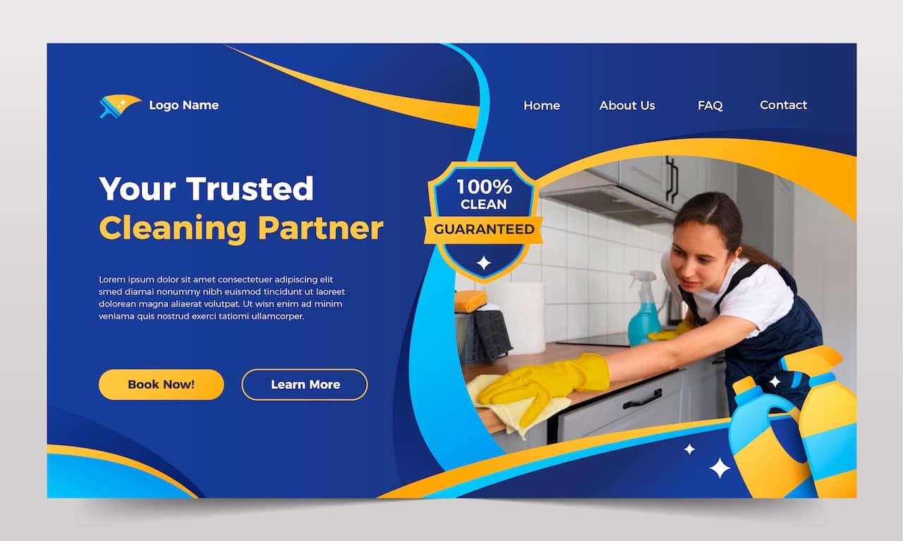 Cleaning Company Website Design